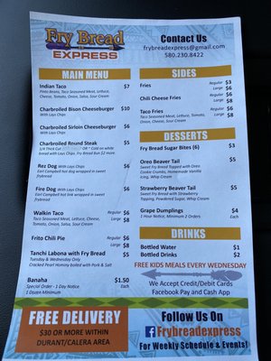 FRY BREAD EXPRESS - Updated December 2025 - 801 Service Rd, Calera ...