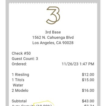 3RD BASE LA - 382 Photos & 456 Reviews - 1562 N Cahuenga Blvd, Los ...