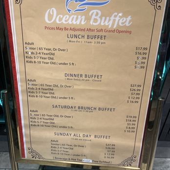 OCEAN BUFFET - Updated December 2025 - 85 Photos & 72 Reviews - 5598 ...
