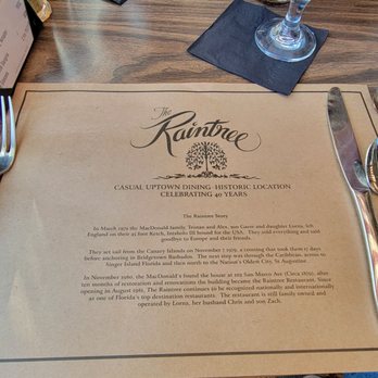 THE RAINTREE RESTAURANT - Updated March 2025 - 762 Photos & 628 Reviews ...