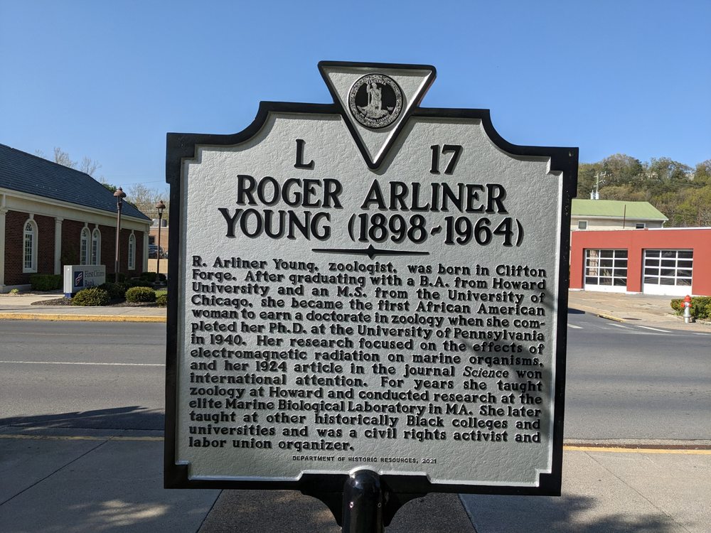 ROGER ARLINER YOUNG HISTORICAL MARKER - Updated February 2025 - 600 ...