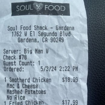 SOUL FOOD SHACK - Updated August 2024 - 338 Photos & 460 Reviews - 1762 ...