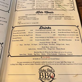 RUBY RED’S BBQ - Updated March 2025 - 1097 Photos & 1013 Reviews - 1841 ...