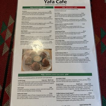 YAFA CAFE MEDITERRANEAN CUISINES AND CATERING - Updated December 2025 ...