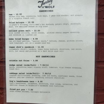 TURKEY AND THE WOLF - 1501 Photos & 879 Reviews - Yelp