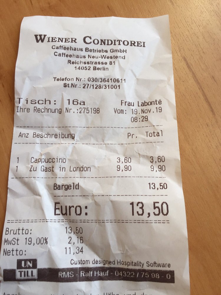 WIENER CONDITOREI CAFFEEHAUS - 20 Photos & 40 Reviews - Reichsstr. 81 ...