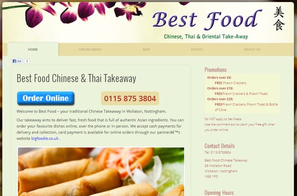 BEST FOOD CHINESE & THAI TAKEAWAY - Updated December 2024 - 28 Wollaton ...