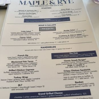 MAPLE & RYE - Updated December 2025 - 124 Photos & 173 Reviews - 15955 ...
