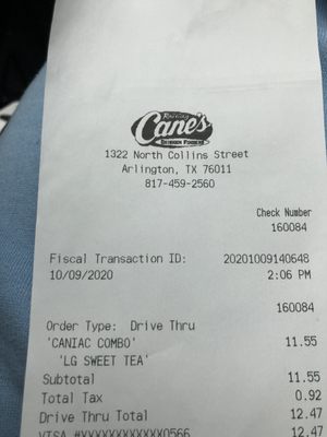 RAISING CANE’S CHICKEN FINGERS nearby at 1322 N Collins St, Arlington ...