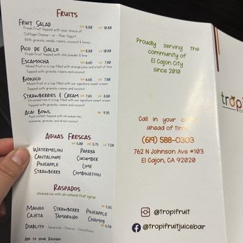 TROPIFRUIT 100% NATURAL JUICE BAR - Updated December 2025 - 264 Photos ...