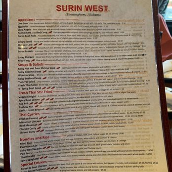 Surin West Menu Price: Affordable Dining Options Revealed