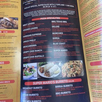 SUPER MARIO’S PIZZA - Updated October 2025 - 56 Photos & 47 Reviews ...