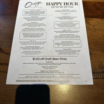 OSWEGO GRILL - Updated December 2025 - 303 Photos & 188 Reviews - 9073 ...