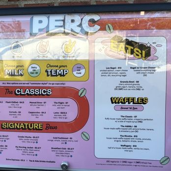 PERC COFFEE - Updated July 2025 - 286 Photos & 158 Reviews - 1802 E ...