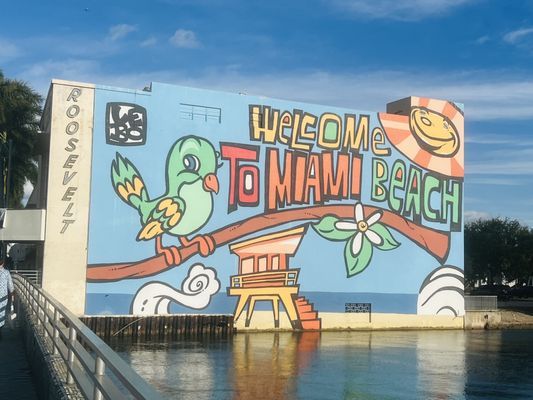 WELCOME TO MIAMI BEACH MURAL - Updated April 2025 - 770 Arthur Godfrey ...