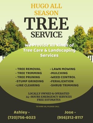 HUGO ALL SEASON TREE SERVICES - Updated December 2024 - Request a Quote ...