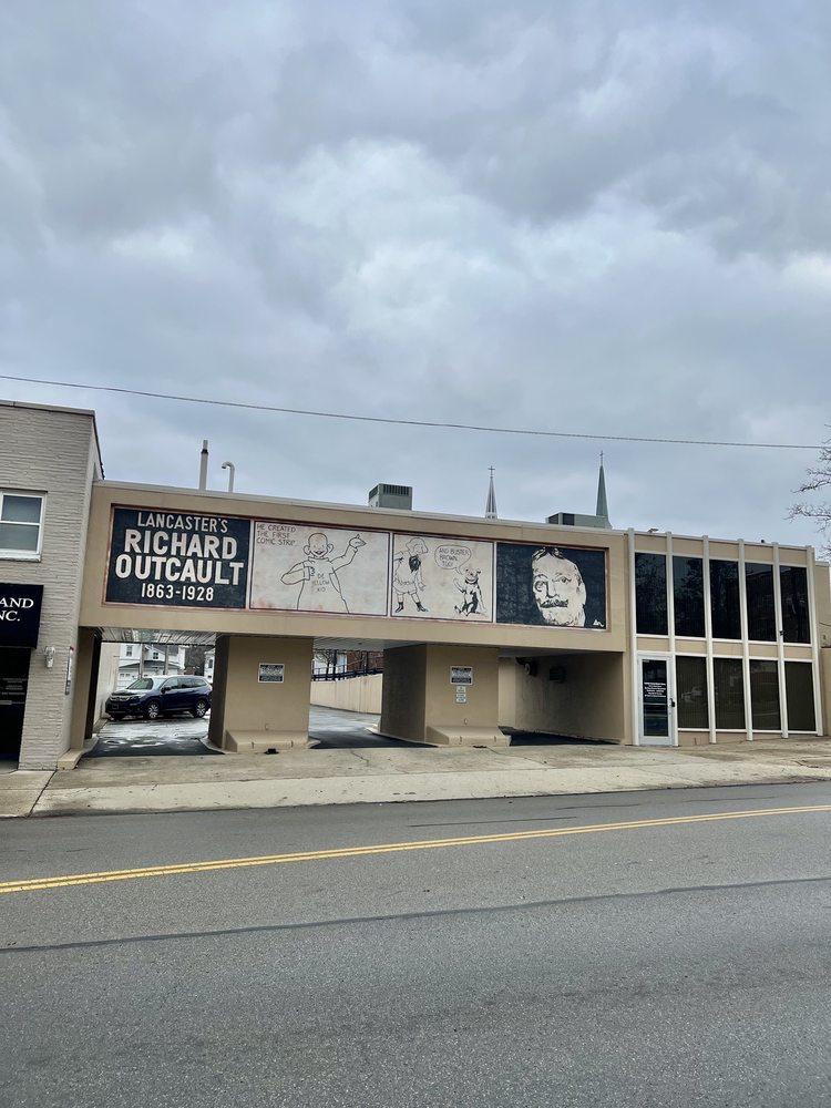 RICHARD OUTCAULT’S COMIC STRIP MURAL - 203 N Broad St, Lancaster, Ohio ...