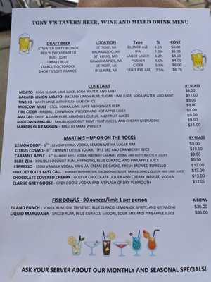 TONY V’S TAVERN - 72 Photos & 91 Reviews - 5756 Cass Ave, Detroit ...