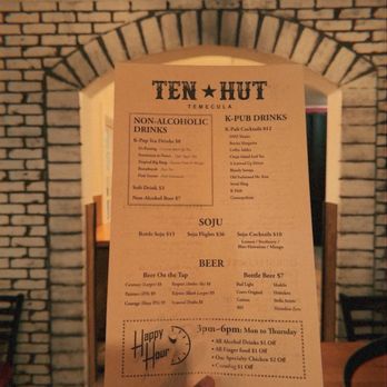 TEN HUT - TEMECULA - Updated March 2025 - 72 Photos & 29 Reviews ...