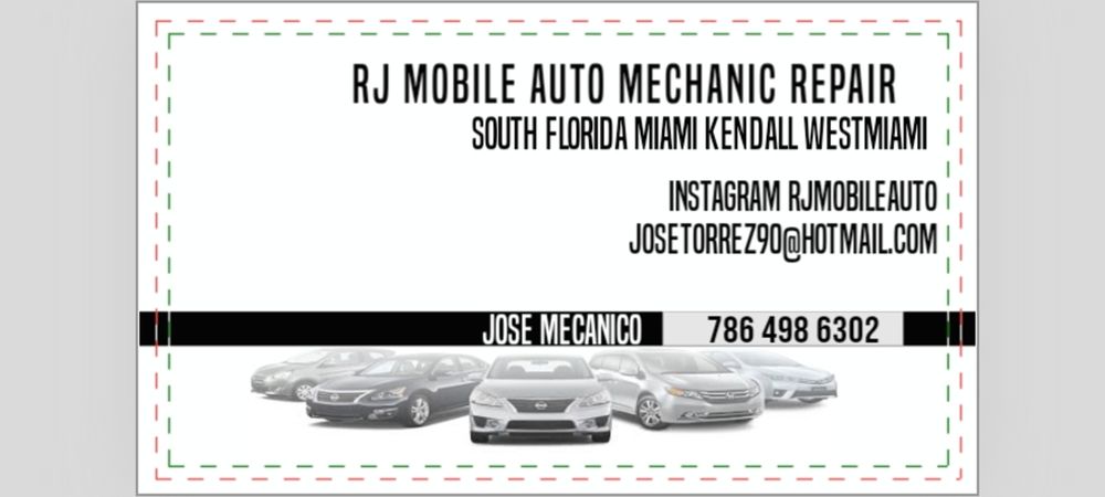 RJ MOBILE AUTO MECHANIC REPAIR - Updated December 2024 - Miami, Florida ...