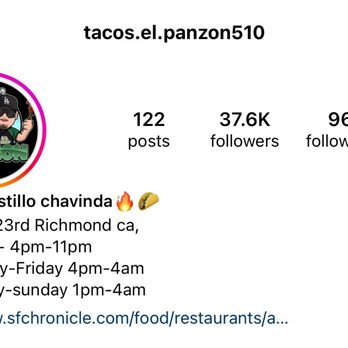 TACOS EL PANZON - Updated October 2025 - 26 Photos & 30 Reviews - 770 ...