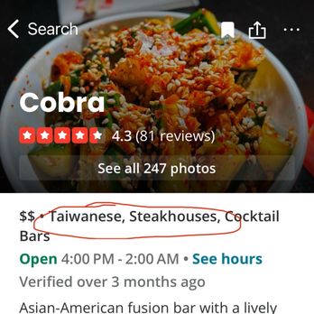 COBRA - Updated January 2025 - 255 Photos & 91 Reviews - 684 S High St ...