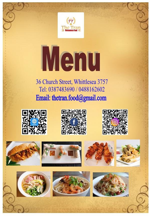 THE TRAN VIETNAMESE FOOD Asian Fusion 36 Church St Whittlesea the-tran-vietnamese-food-asian-fusion-36-church-st-whittlesea