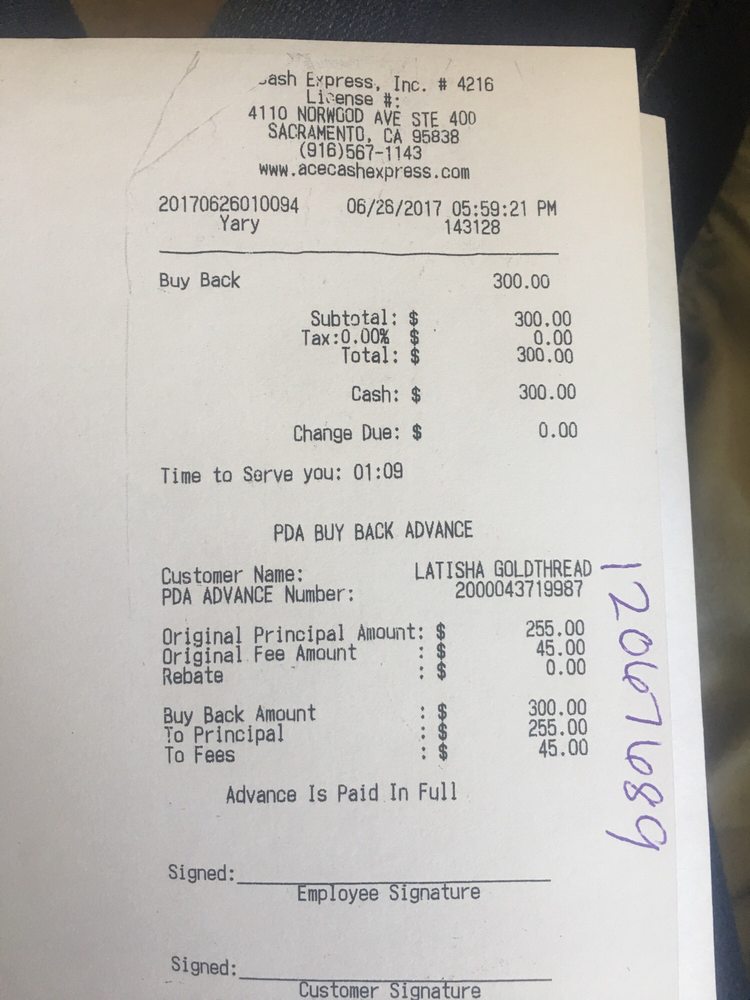 ACE CASH EXPRESS - Updated March 2025 - 4110 Norwood Ave, Sacramento ...