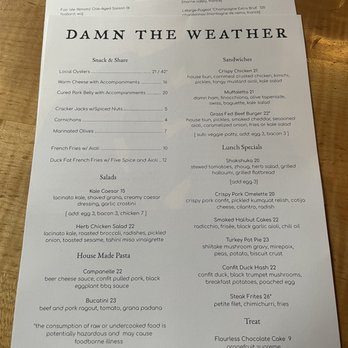 DAMN THE WEATHER - Updated January 2026 - 657 Photos & 617 Reviews ...