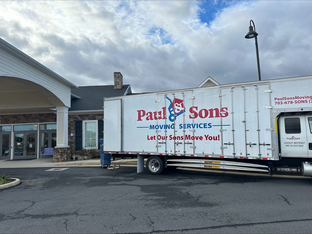 PAUL & SONS MOVING SERVICES - Updated May 2024 - 17 Photos - Ashburn ...