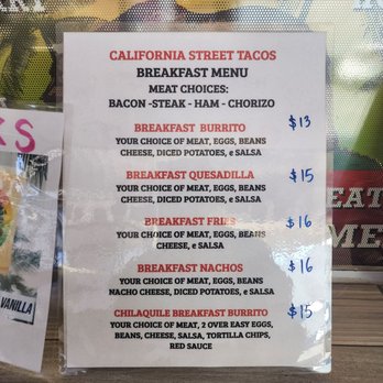 CALIFORNIA STREET TACOS - Updated May 2025 - 68 Photos & 32 Reviews ...