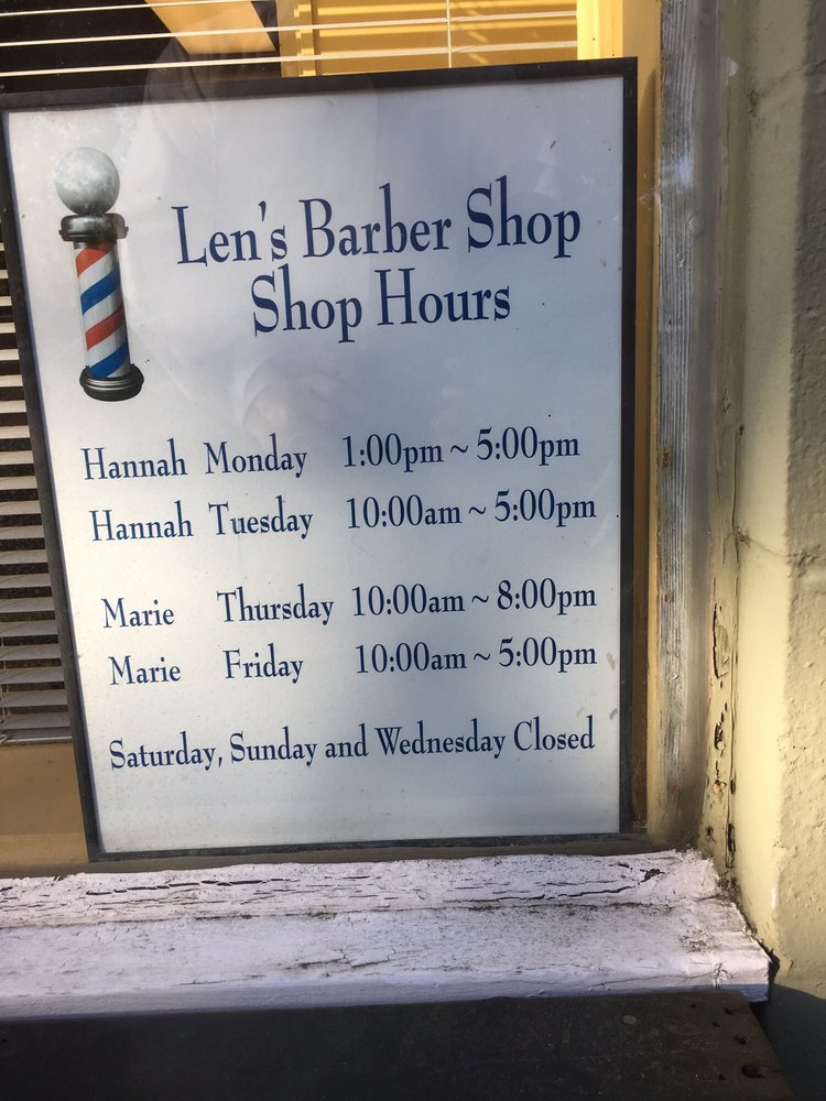 LEN’S BARBERSHOP - 14 Reviews - 114 Royce St, Los Gatos, California ...