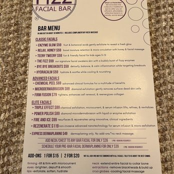 FIZZ FACIAL BAR ST. LOUIS - Updated August 2025 - 52 Photos & 20 ...