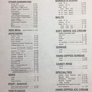 TONY’S CONEYS - 54 Photos & 95 Reviews - Ice Cream & Frozen Yogurt ...