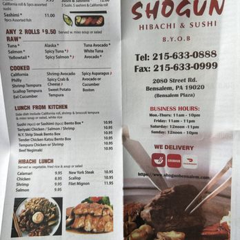 SHOGUN JAPANESE STEAKHOUSE & SUSHI BAR - Updated December 2024 - 265 ...