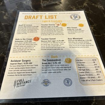 FULL DISTANCE BREWING - Updated October 2025 - 55 Photos & 31 Reviews ...