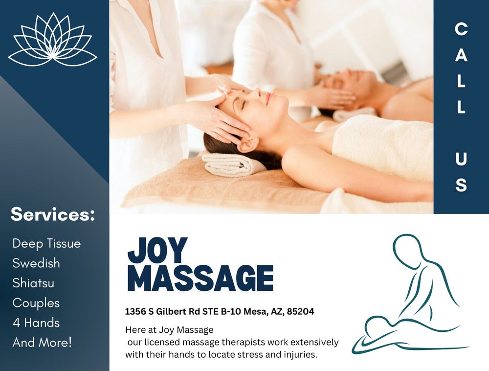 JOY MASSAGE - Updated January 2026 - 10 Photos - 1356 S Gilbert Rd, Mesa, Arizona - Beauty ...