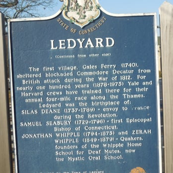 LEDYARD HISTORICAL MARKER - Updated August 2024 - 740 Colonel Ledyard ...