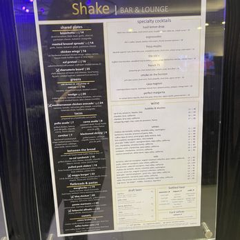 SHAKE BAR & LOUNGE - Updated March 2025 - 183 Photos & 142 Reviews ...