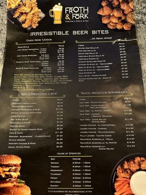 FROTH AND FORK - Updated October 2025 - 15 Photos & 21 Reviews - 712 S ...