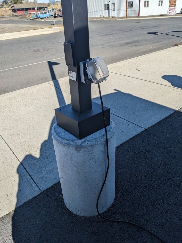 EV CONNECT CHARGING STATION - 105 W 1st St, Sprague, Washington - EV ...