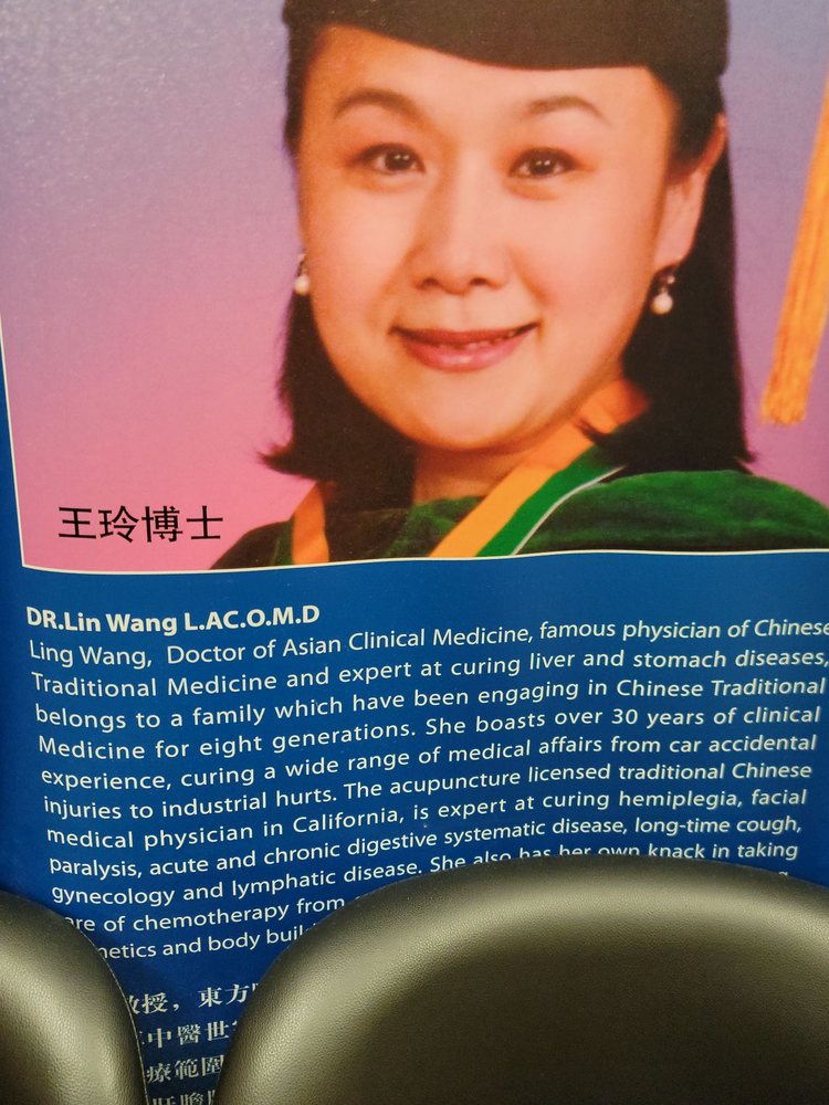 DR. LING WANG L. AC., O.M.D - Acupuncture - 475 El Camino Real ...