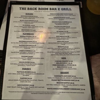 THE BACK ROOM BAR AND GRILL - Updated December 2025 - 70 Photos & 136 ...