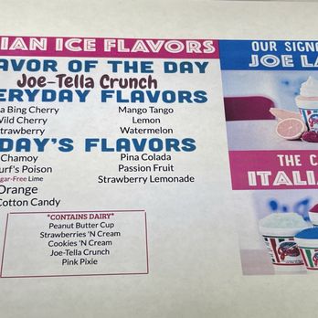 JOES ITALIAN ICE - Updated June 2025 - 4825 Photos & 3378 Reviews ...