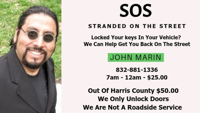 SOS - STRANDED ON THE STREET - Request a Quote - Houston, Texas ...