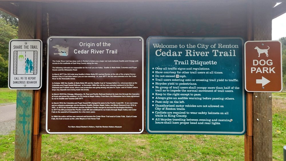 CEDAR RIVER TRAIL - Updated October 2024 - 1717 Maple Valley Hwy ...