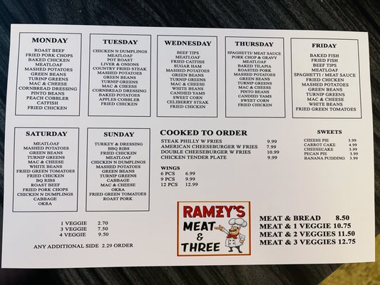 RAMZY’S MEAT & THREE - 10 Photos - Barbeque - 306 E Thompson Ln ...