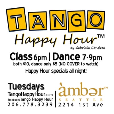 TANGO HAPPY HOUR BY GABRIELA CONDREA - Updated August 2025 - 10 Photos ...