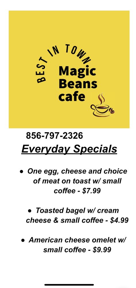 THE MAGIC BEANS COFFEE - Updated February 2025 - 117 Merchants Way ...