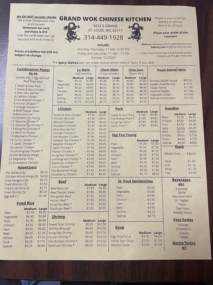 GRAND WOK CHINESE KITCHEN - Updated September 2024 - 22 Photos & 25 ...